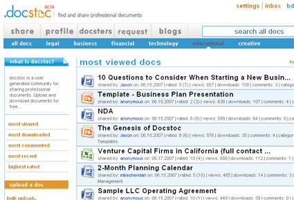 docstoc, le Scribd du document professionnel | Descary.com - Propulsez ...