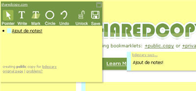 SharedCopy, un nouveau service d’annotation de sites Web et signets ...