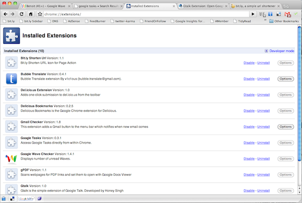 Google Chrome, déjà plusieurs dizaines extensions disponibles | Descary ...