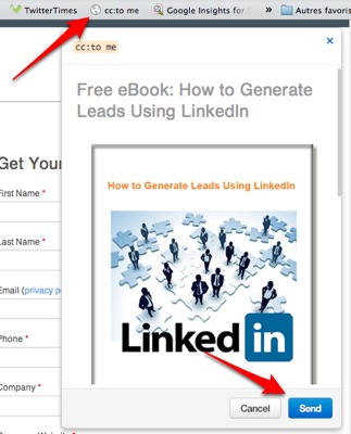 cc:to me sauvegarde les billets et articles que vous trouvez sur le Web ...